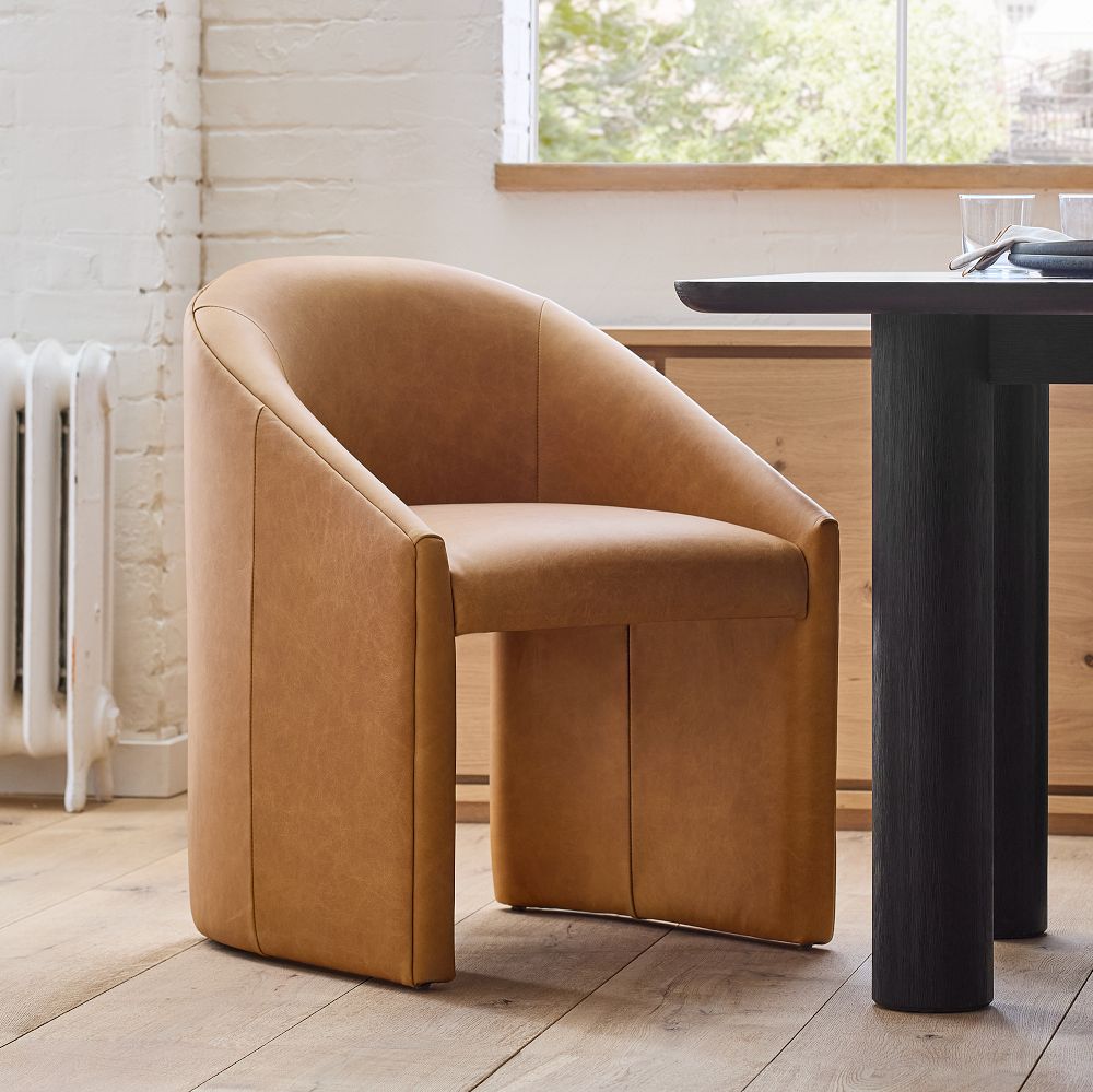 Adler Leather Dining Chair | West Elm