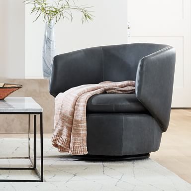 Crescent swivel chair west elm store