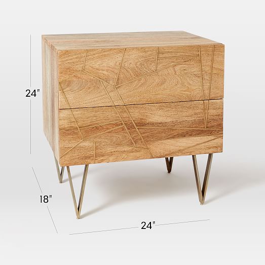 Roar and rabbit bedside table store