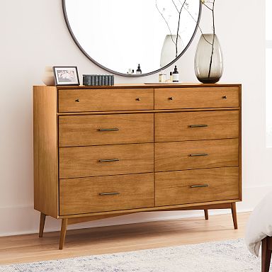 8 Drawers Mid Century Bedroom Collection West Elm