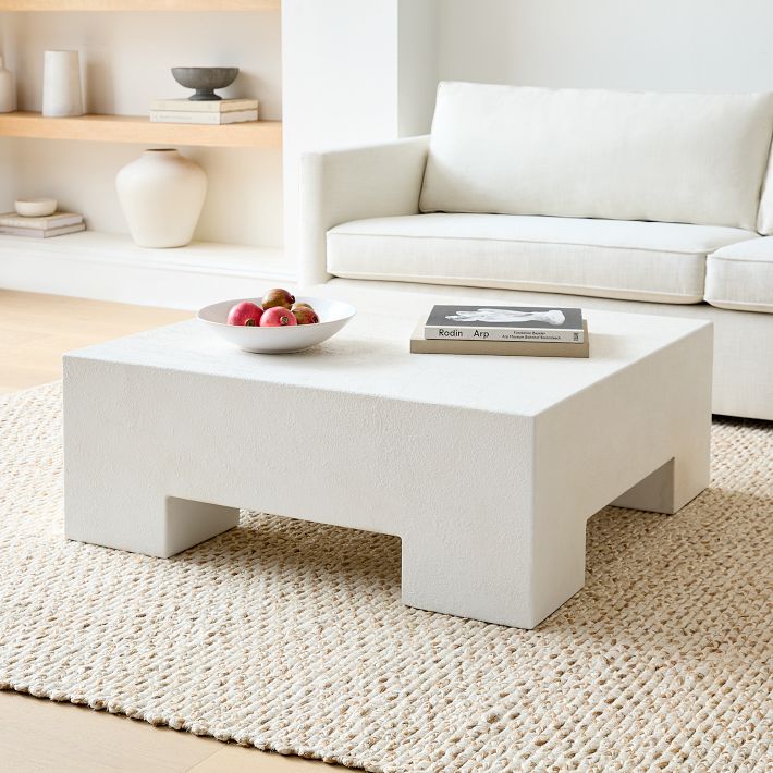 West elm coffee table square store
