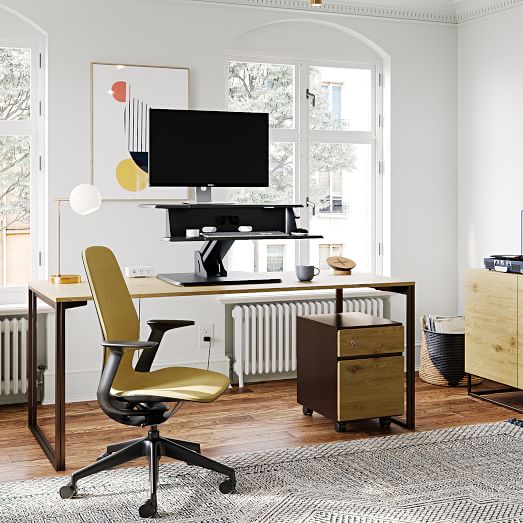 Mobile Home Office Desk Linea 6221 Modern Home Office Desk | BDI