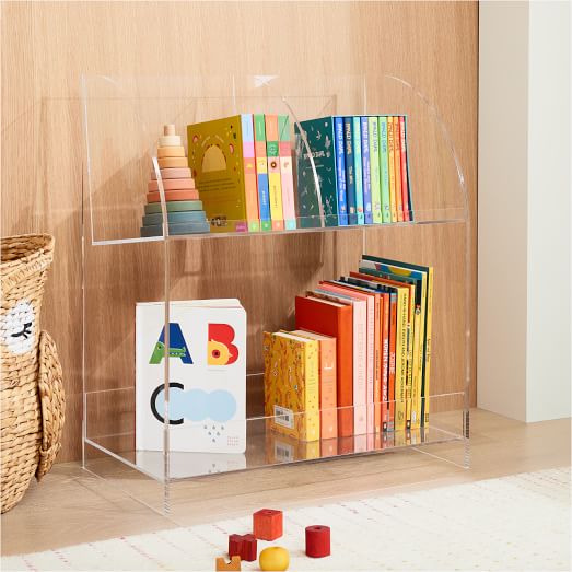 Acrylic book display shelf store