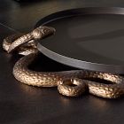 Metal Snake Tray - Antique Brass Decorative Tray | West Elm
