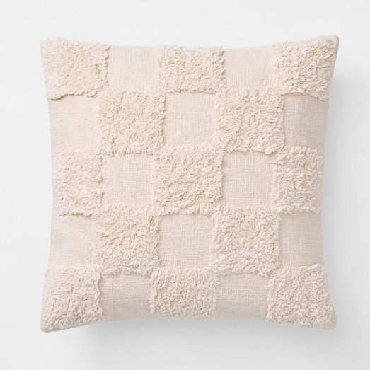 Checker Pile Pillow Cover | West Elm