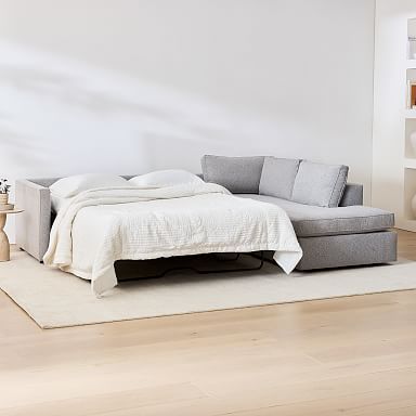 West elm harris sleeper sectional store
