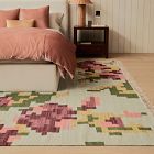 Pixel Floral Rug | West Elm