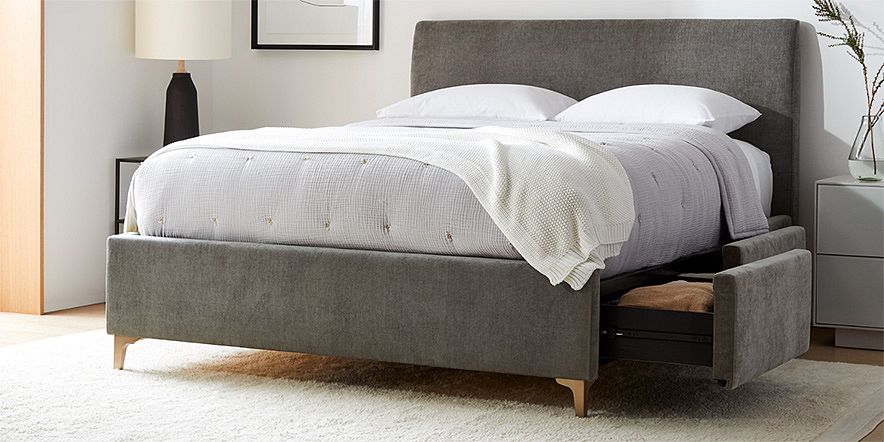 Upholstered Bedroom Furniture Collections West Elm