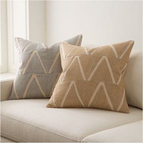 Pieced Triangle Pillow Cover | West Elm