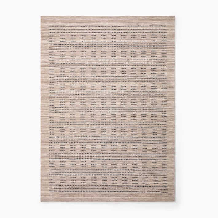 Dashed Stripe Outdoor Performance Rug | West Elm