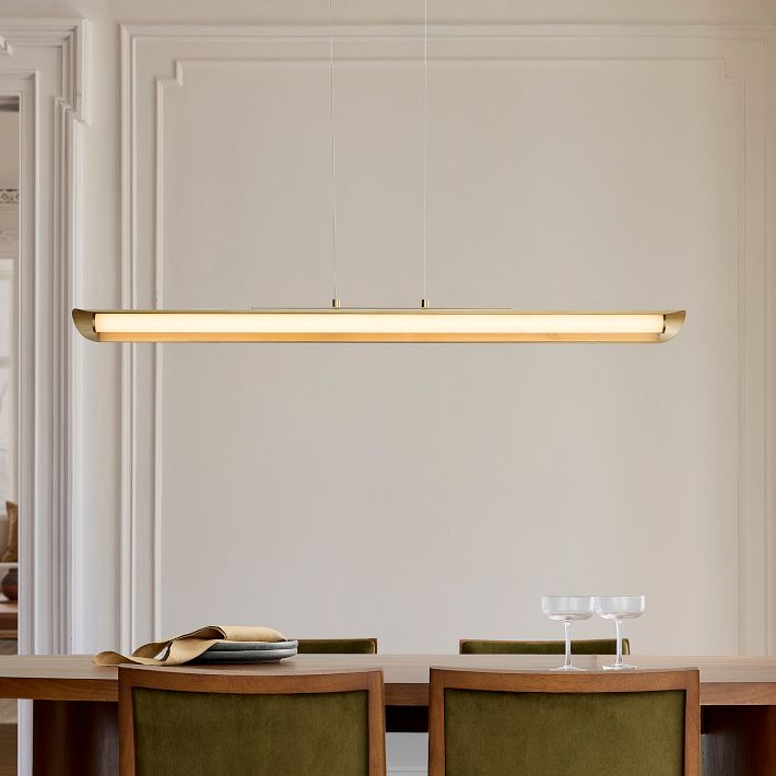 Adele LED Linear Chandelier (48") | West Elm