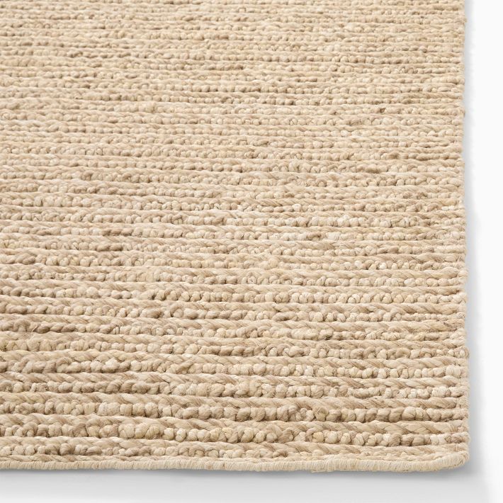 Laguna Jute Wool Rug Swatch | West Elm