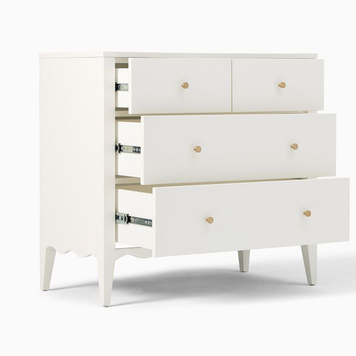 Daisy Narrow 4 Drawer Dresser 36