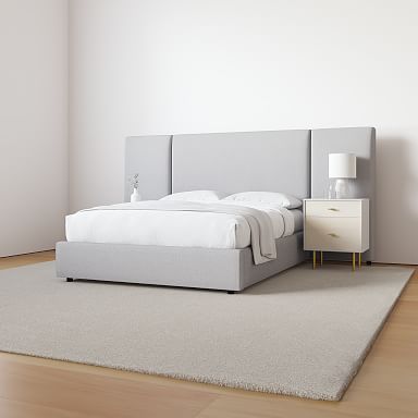 Wide headboard king bed store