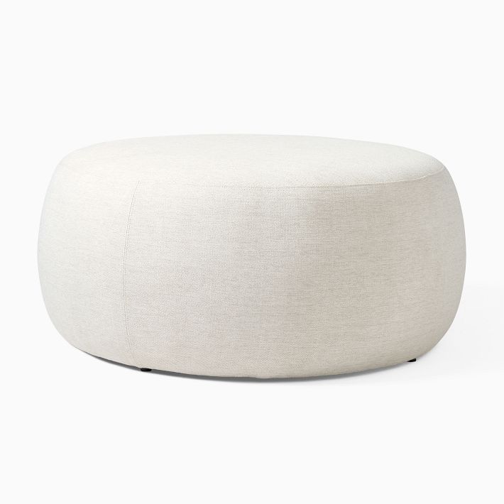 Large white pouf store