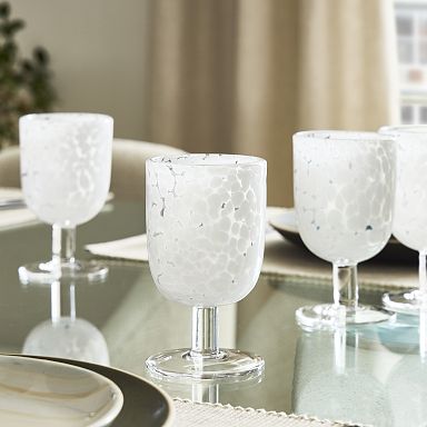 White ceramic drinking glasses store