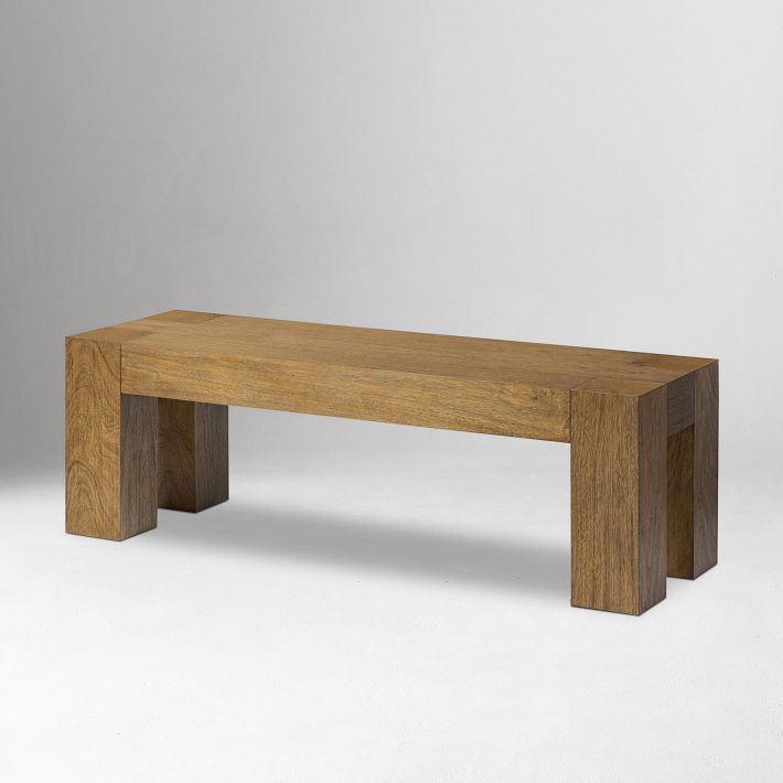 Tiana Rectangle Dining Bench (58") | West Elm