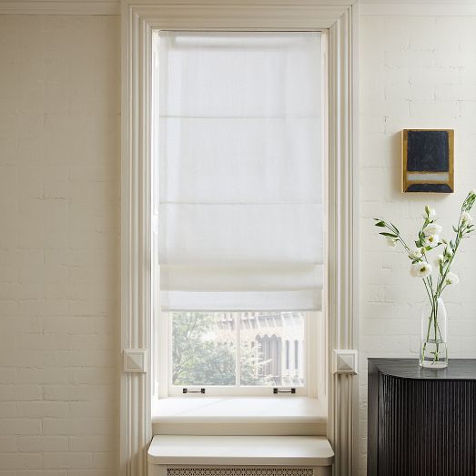 Linen Cordless Roman Shade | West Elm
