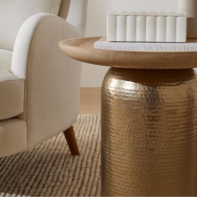 Gold End Side Tables West Elm