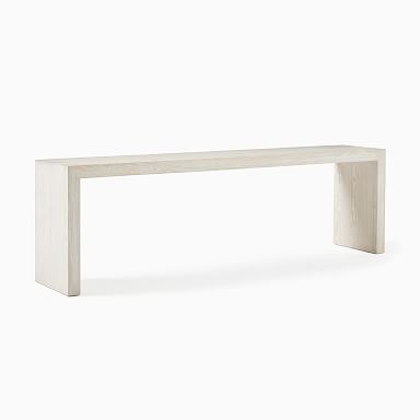 West elm console table white store