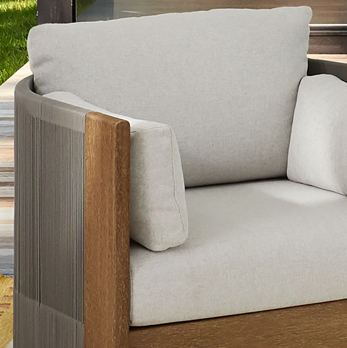 Porto Outdoor Swivel Chair Replacement Cushions | West Elm