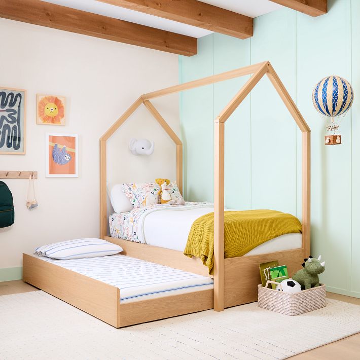 Trundle kids bed store