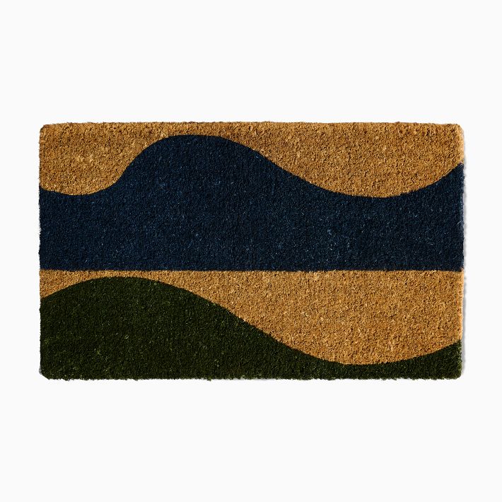 Modern Wave Doormat | West Elm