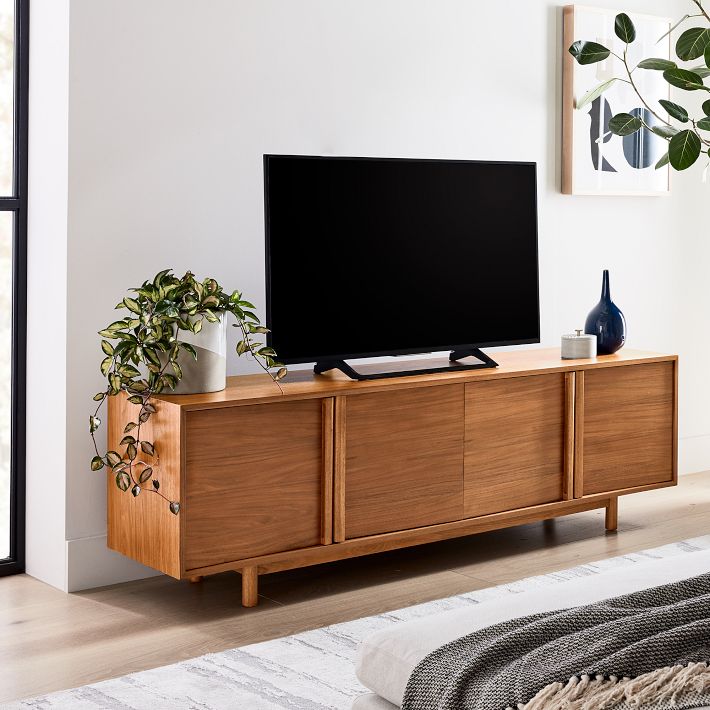 West elm media console store