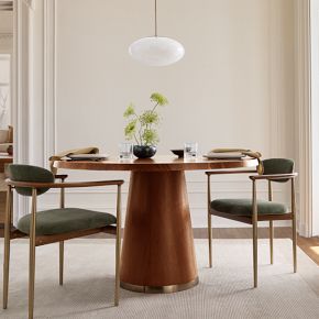 Aubin Round Dining Table (48") | West Elm