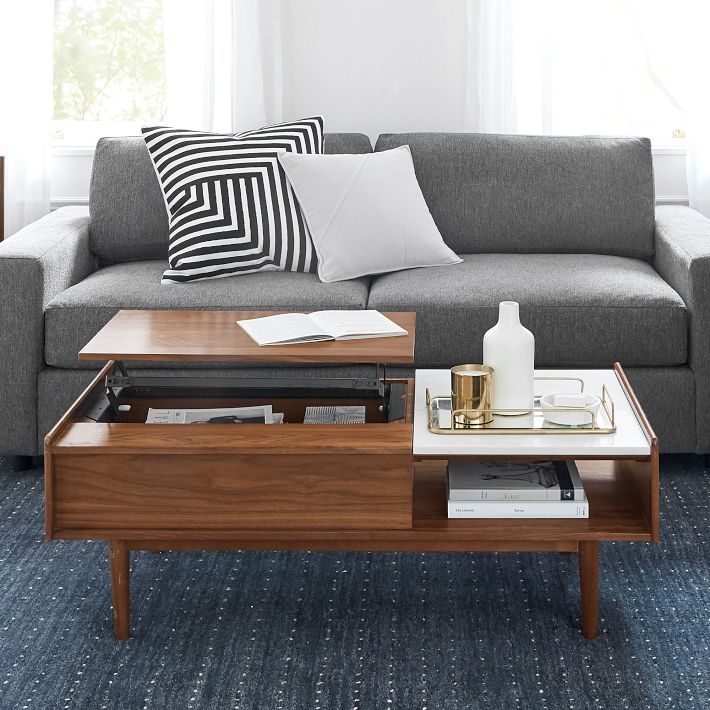 Mid Century Pop Up Coffee Table West Elm