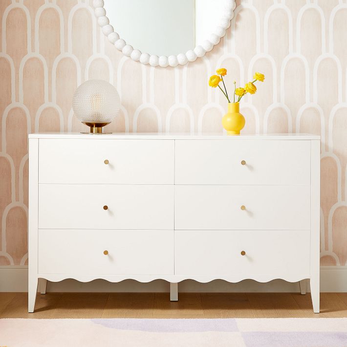 Daisy 6 Drawer Dresser Purple Soft Iris West Elm