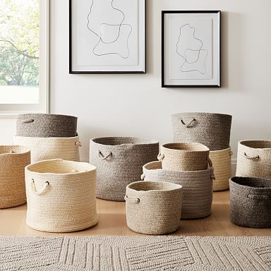 Canvas baskets store