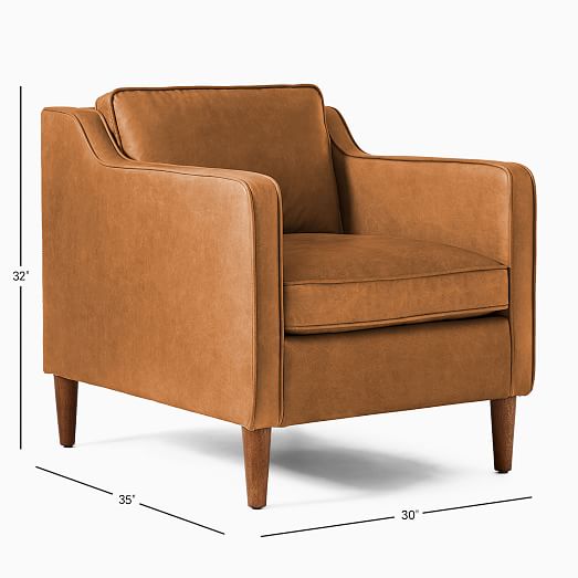 West elm hamilton chair store