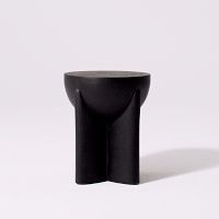 Monti Side Table - Sculptural Lava Stone Design | West Elm
