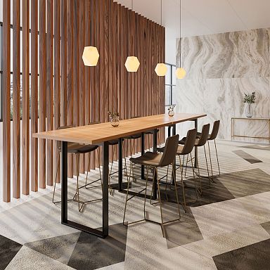 West elm bar height table store