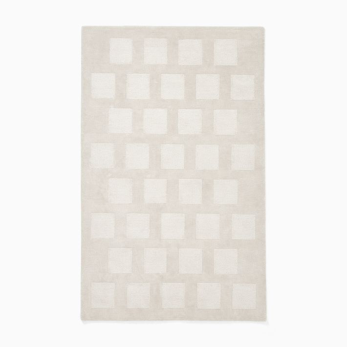 West Elm x PBK Geometric Squares Rug | West Elm