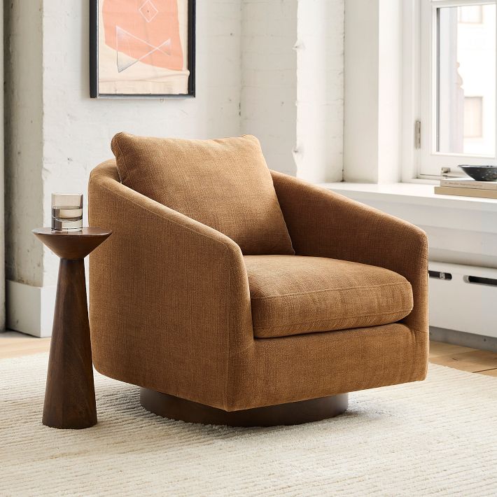 Imogene Swivel Chair | West Elm