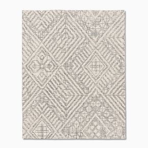 Stone Tile Wool Rug | West Elm