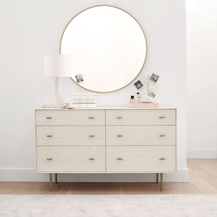 West elm white dresser store