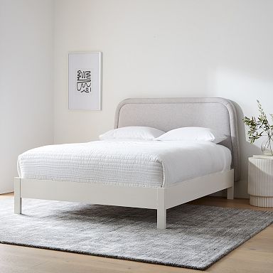West elm simple bed frame store