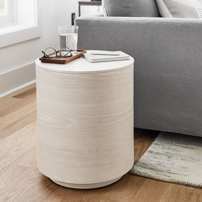 Volume Side Table 16.5 Wood West Elm