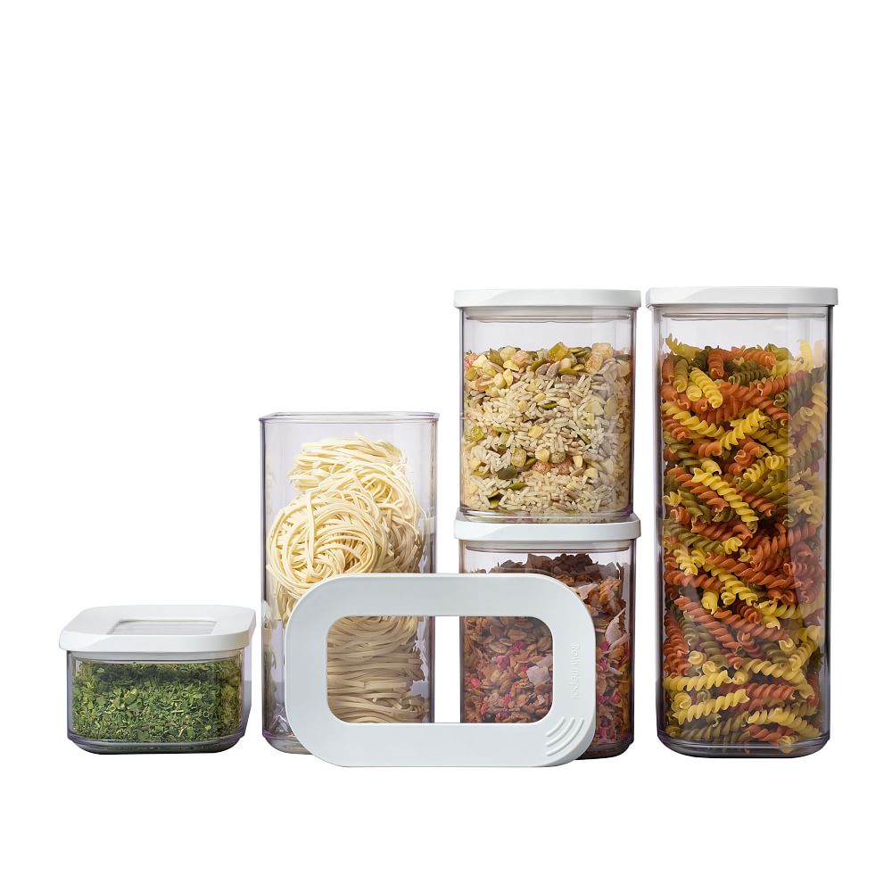Mepal Modula Stackable Food Storage Containers Starter Set - White ...
