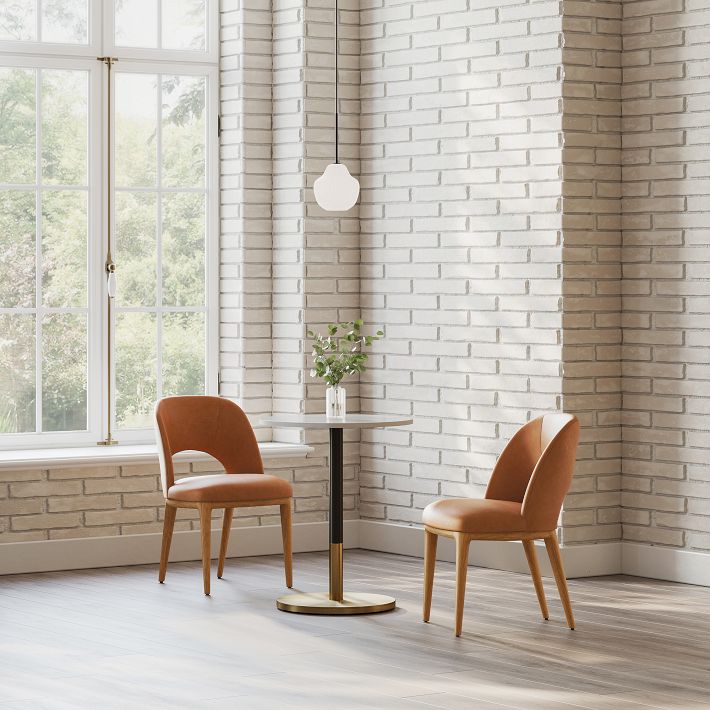 Orbit Restaurant Round Dining Table - Quartz | West Elm