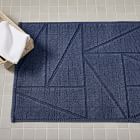 Organic Triangle Sculpted Bath Mat | West Elm