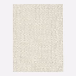 Slub Stripe Wool Rug | West Elm