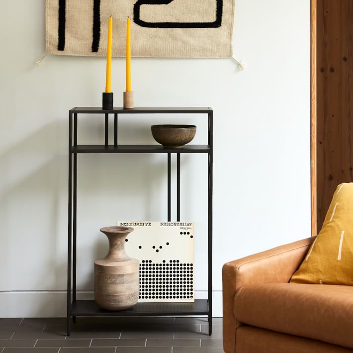 West elm profile console table black store