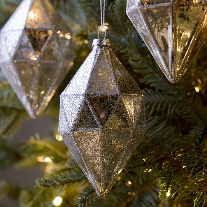 Glass Geometric Ornament | West Elm