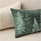 Textural Trees Pillow Cover | West Elm