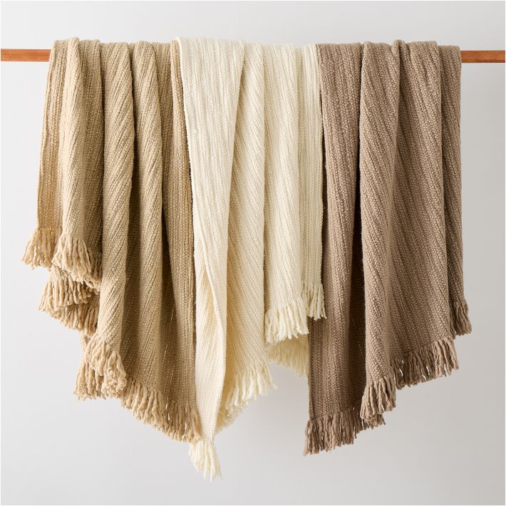 Chunky Wool Throw | West Elm