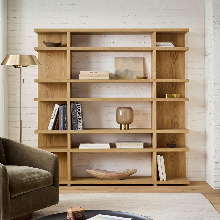 Wallace Modular Wide Shelf Unit (72") | West Elm